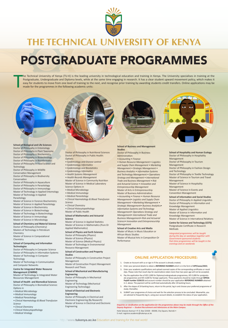 The School of Graduate and Advanced Studies | The Technical University ...